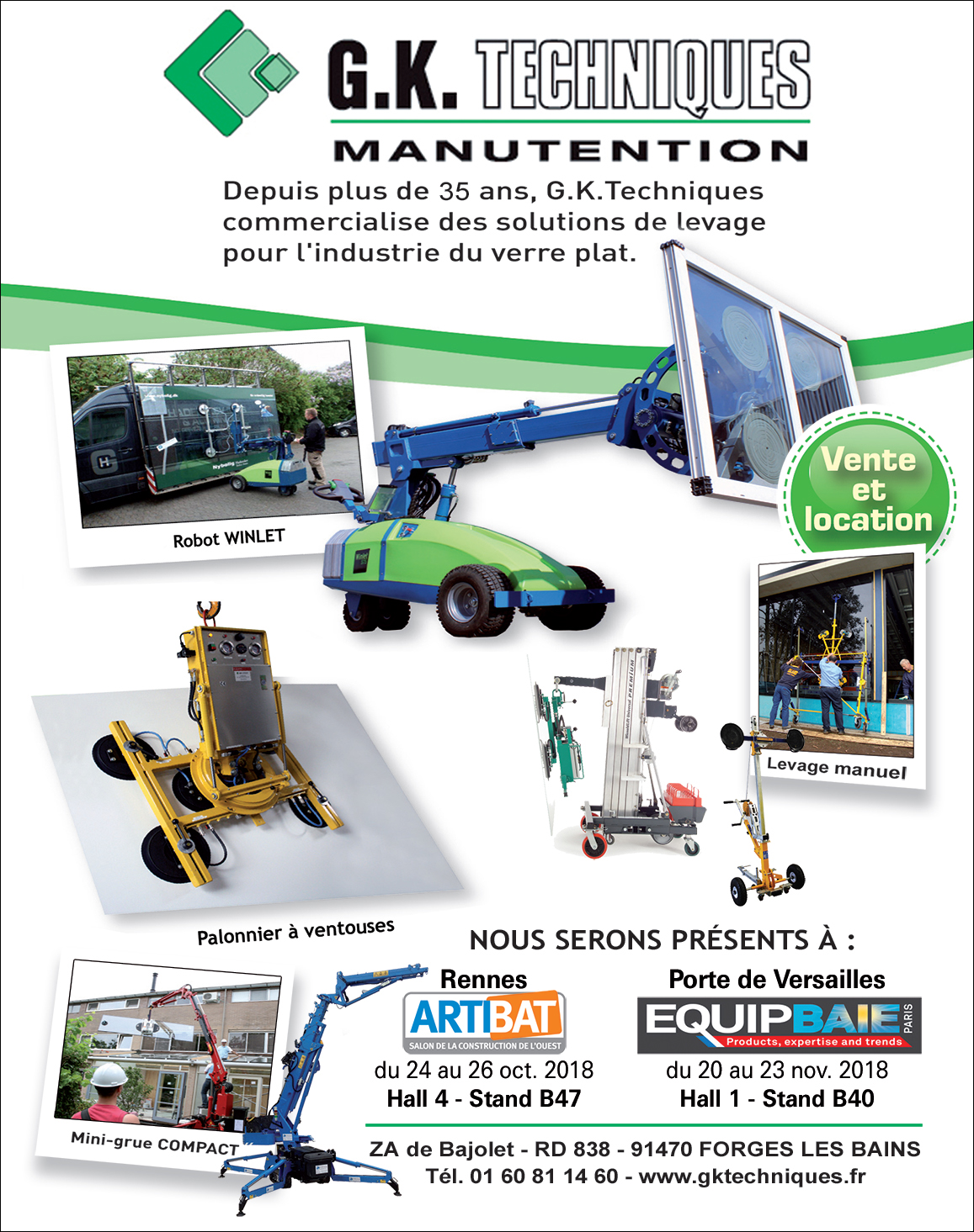 G.K. TECHNIQUES Distributeurs