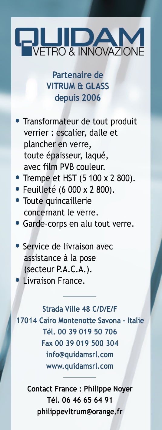 QUIDAM VETRO & INNOVAZIONE Transformateur de produits verriers