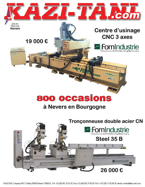 KAZI TANI Ventes de machines d'occasion